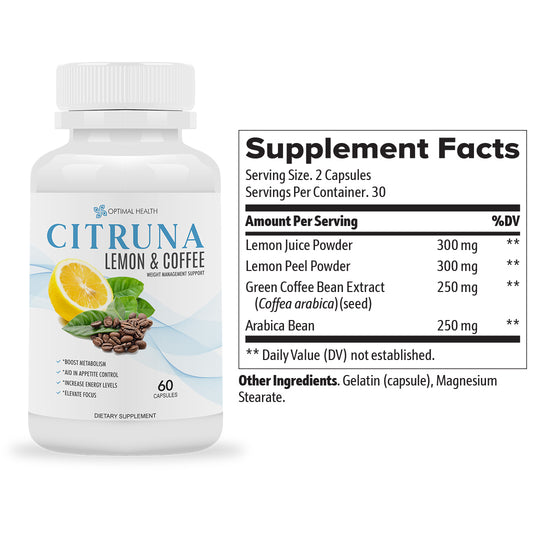 Citruna Lemon and Coffee Fat Burner